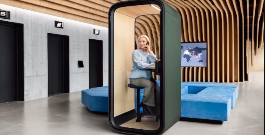 Transform Workspaces With Soundproof Phone Booth | ArticleCube